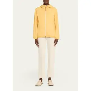 Moncler Fegeo Hooded Windbreaker Jacket - Pink