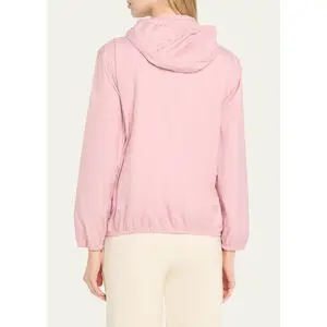 Moncler Fegeo Hooded Windbreaker Jacket - Pink