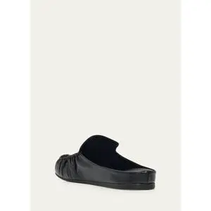 Prada Leather Moc-toe Mules