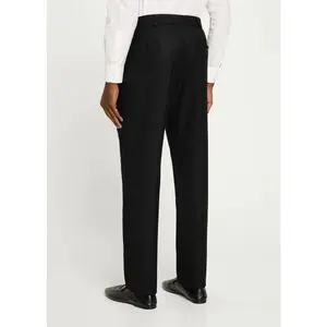 Saint Laurent Pleated Wool Trousers