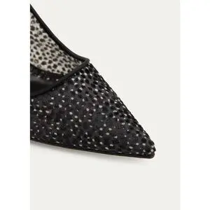 Manolo Blahnik 90mm Bbla Dot Mesh Pumps