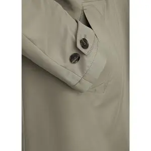 Brioni Silk Button-front Car Coat - Cloud