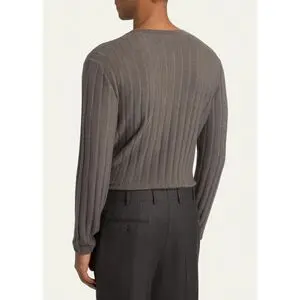Brioni Cashmere/silk Henley Sweater