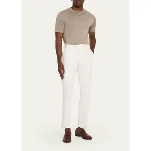 Brioni Heathered Cotton Crewneck T-shirt