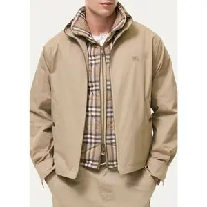 Burberry Cotton Twill Jacket With Gilet