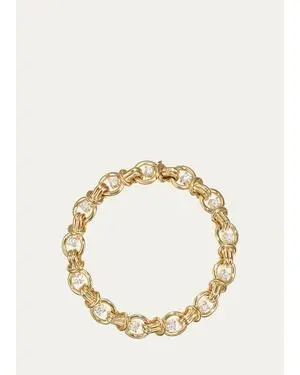 Melissa Kaye 18k Rocky Bracelet With Diamonds - Yellow Gold