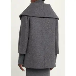 Michael Kors Portrait Wool Double-breasted Peacoat
