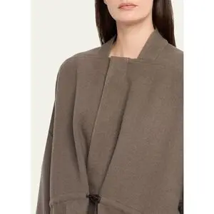 Rick Owens Sail Oversized Wool Flannel Jacket