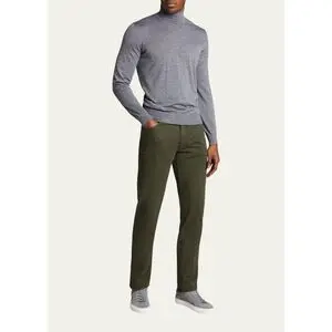 Bergdorf Goodman Cashmere Turtleneck Sweater - Medium Grey