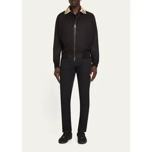 Burberry Glenfields Nylon Check-collar Blouson