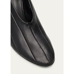Proenza Schouler 85mm Tee Pieced Leather Pumps - Black