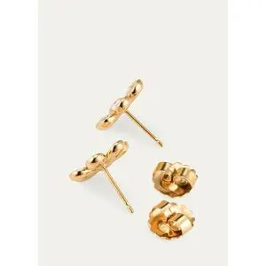 Brent Neale 18k Gold Small Daisy Diamond Stud Earrings