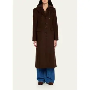 Veronica Beard Elspeth Coat With Hoodie Dickey