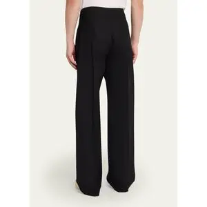 Rick Owens Geth Paper Wool Wide-leg Jeans