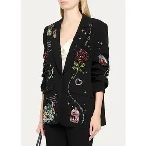 Cinq À Sept Kelsa Starry Scribbles Blazer