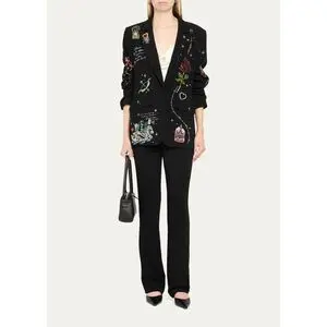 Cinq À Sept Kelsa Starry Scribbles Blazer