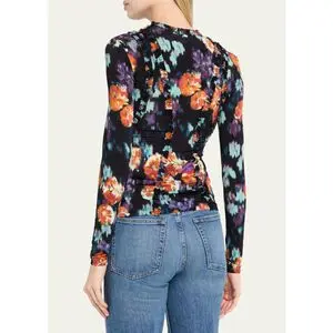 Ulla Johnson Clover Long-sleeve Jersey Top