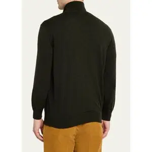 Massimo Alba Noel Wool And Cotton Full-zip Sweater