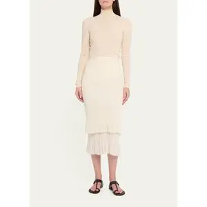 Bottega Veneta Livia Lagoon Nappa Leather Flat Toe-ring Sandals