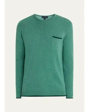 Sease Shore 2.0 Cashmere Crewneck Sweater - Emerald Gr
