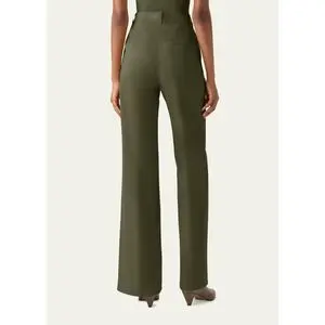 Akris Celia Denim Bootcut-leg Pants