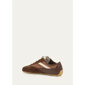 Alexander McQueen Boxe Mixed Media Low-top Sneakers