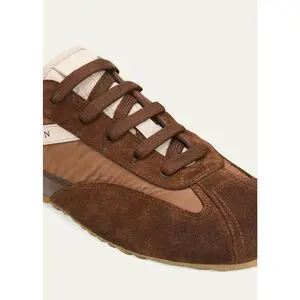Alexander McQueen Boxe Mixed Media Low-top Sneakers
