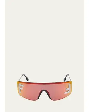 Fendi Sport 141mm Shield Sunglasses