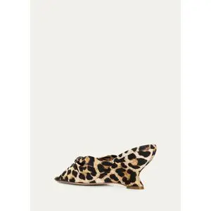LOEFFLER RANDALL 75mm Marsy Wedge Sandals