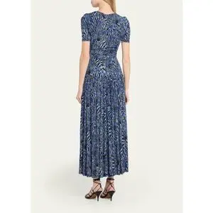 Ulla Johnson Sabine Short-sleeve Jersey Maxi Dress