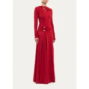 Rebecca Vallance Draped Jersey Maxi Dress