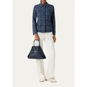 Akris Delia Buttoned Tweed Jacket