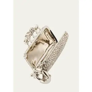 Alexander McQueen Crystal-encrusted Knuckle Clutch Bag Charm