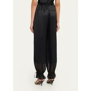 Ulla Johnson Camile Silk Drawstring Pants