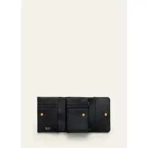 Prada Small Saffiano Leather Trifold Wallet