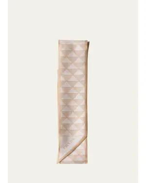 Prada Symbole Jacquard Silk Tie