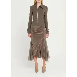 Rick Owens Gary Fitted Stretch Wool Jacket