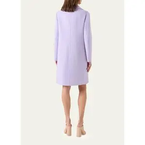 Akris Bera Cashmere-silk Knee-length Coat
