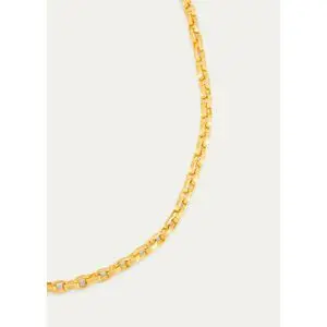 DARIUS 18k Gold Signature Chain Necklace, 17"l