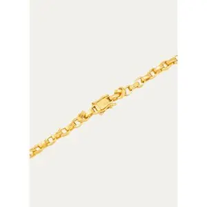 DARIUS 18k Gold Signature Chain Necklace, 17"l