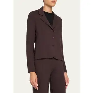 Majestic Filatures Single-breasted French Terry Blazer