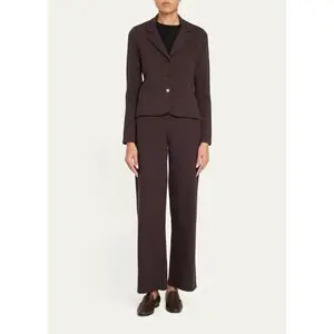 Majestic Filatures Single-breasted French Terry Blazer