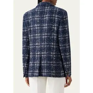 Akris Wool-viscose Tweed Kora Jacket