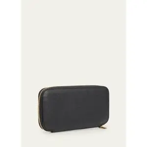 VALEXTRA Portafoglio Leather Zip-around Wallet