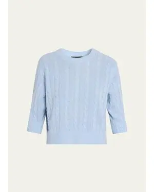 Marc Jacobs Open Back Bow Cable Sweater
