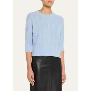 Marc Jacobs Open Back Bow Cable Sweater