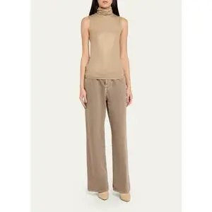 Majestic Filatures Soft Touch Shimmer Turtleneck Tank