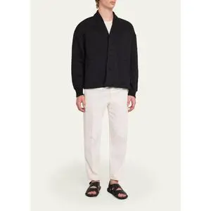 MORDECAI Cotton Fleece Cardigan