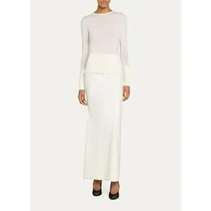 Alaïa Sculpted Column Maxi Skirt