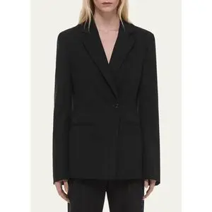 Helmut Lang Wool Gabardine Blazer